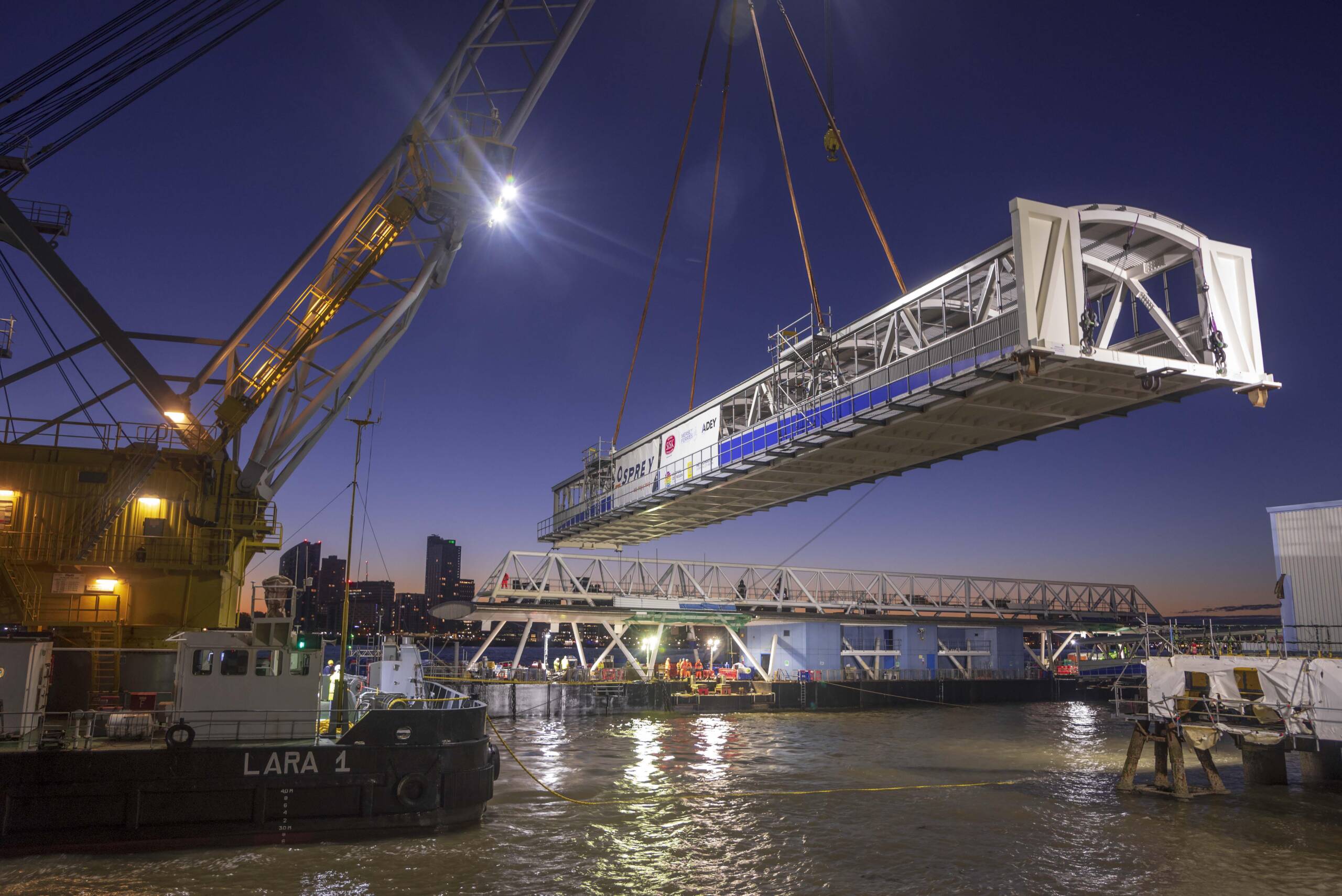 New linkspan bridges installed as part of major refurbishment project ...